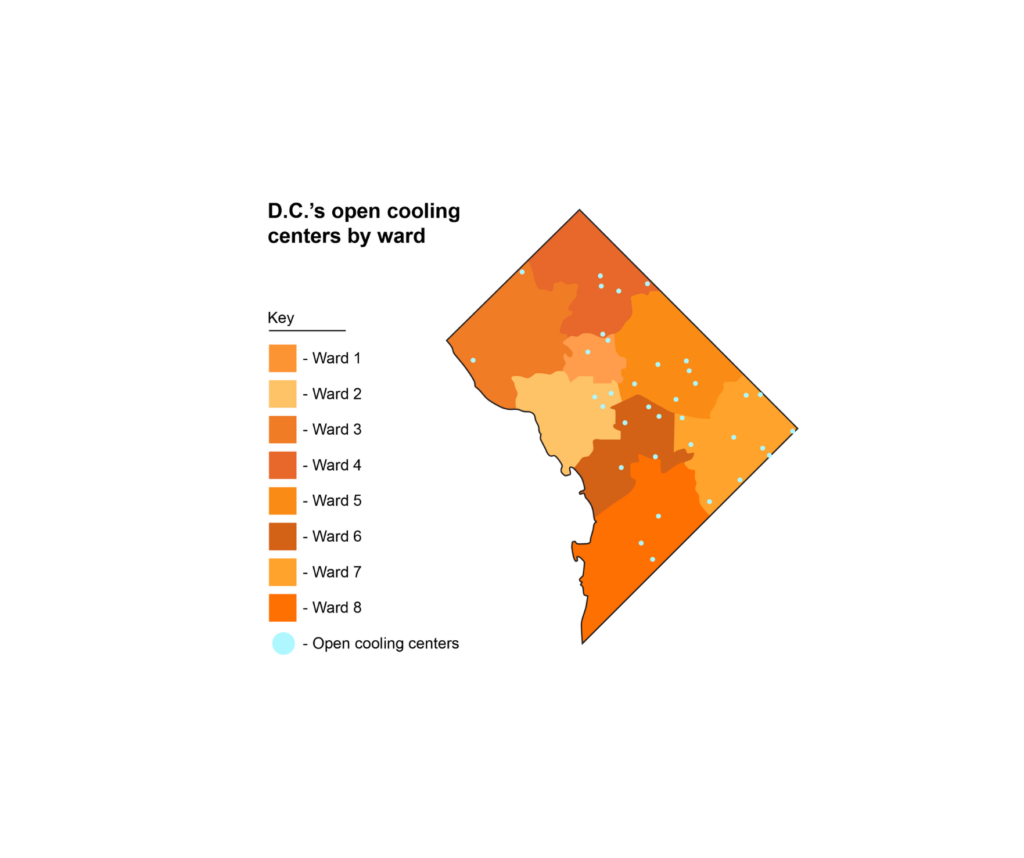 Cooling options are limited for people experiencing homelessness