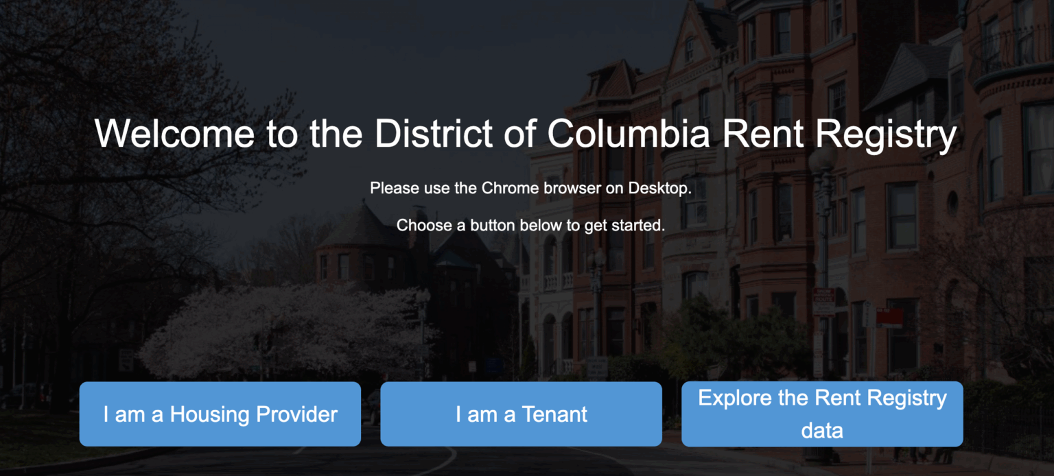 D.C. rent control database launches after year of delays